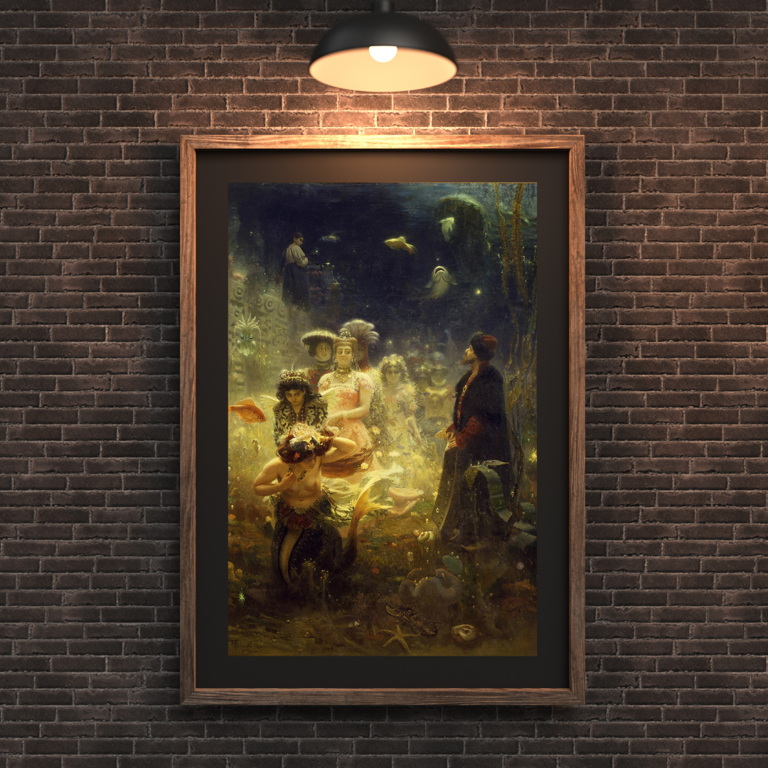 Ilya Repin Sadko in the Underwater Kingdom (19th Century ... – Holy ...